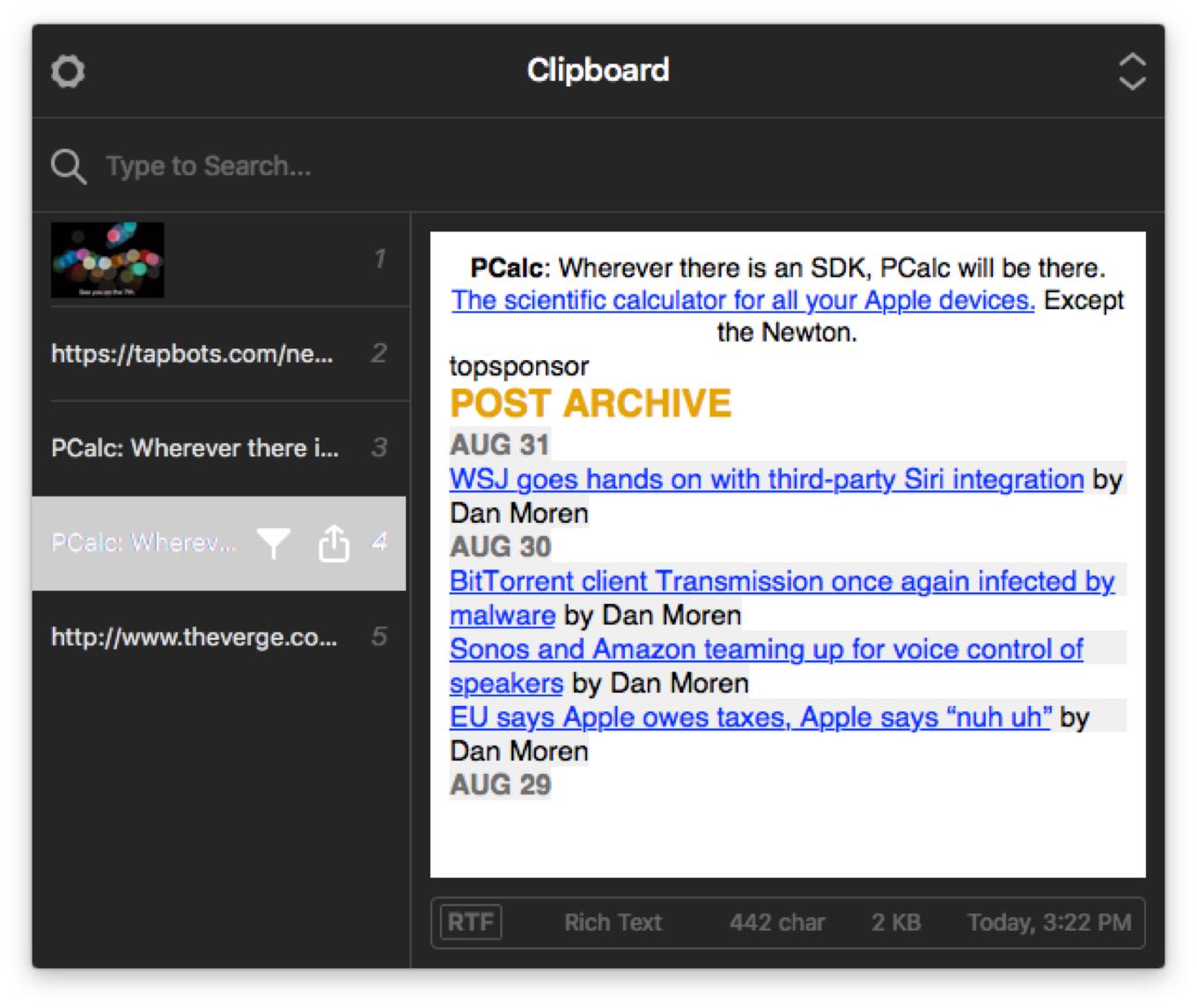 Tapbots releases public beta of Pastebot for Mac – Six Colors