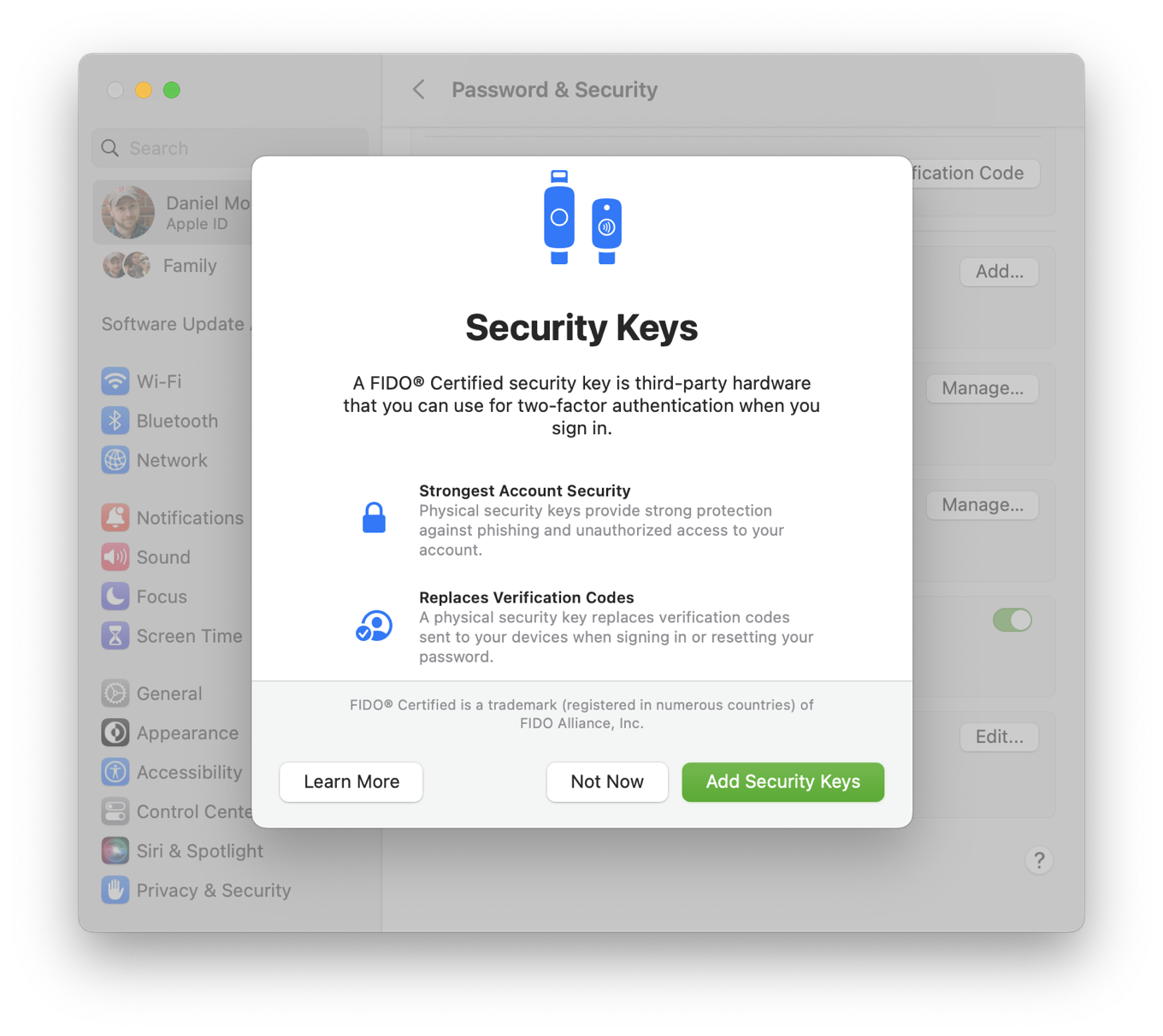 Apple ID security key support added in iOS 16.3, macOS 13.2 – Six Colors