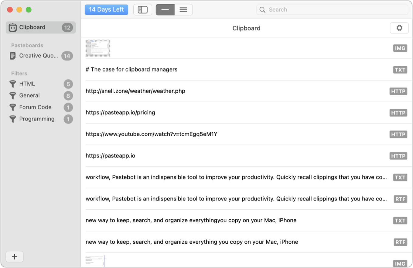 The case for clipboard managers – Six Colors