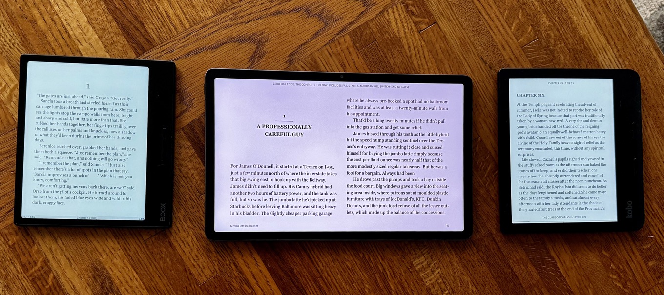 Two e-readers that made me reconsider why I use e-readers – Six Colors