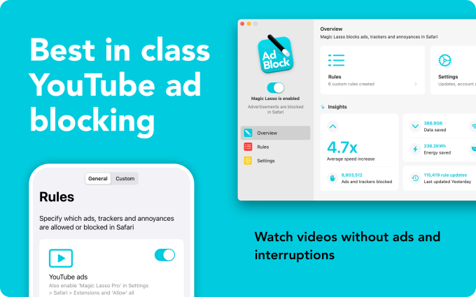 Magic Lasso Adblock: YouTube ad blocker for Safari – Six Colors